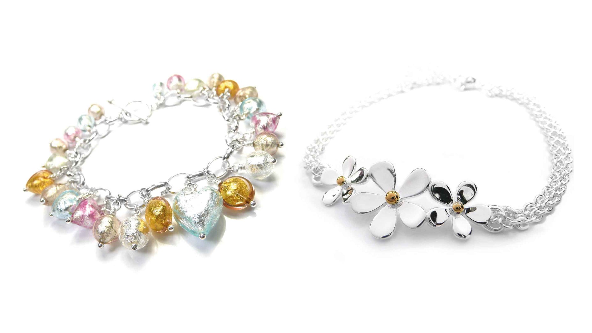 Bracelets - Sterling Silver, Glass, Pearls & Gemstones – Page 4 ...